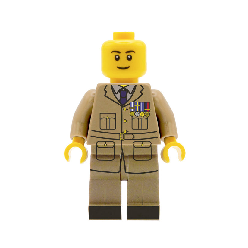 Personalised Armed Forces Minifigure in Uniform (No Hat or Hair) - Cus ...