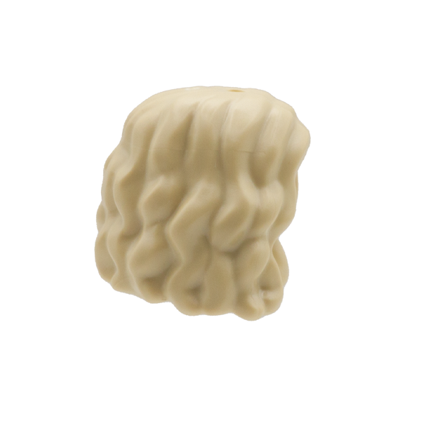Blonde Curly Cropped Hair - LEGO Minifigure Hair – Minifigs.me