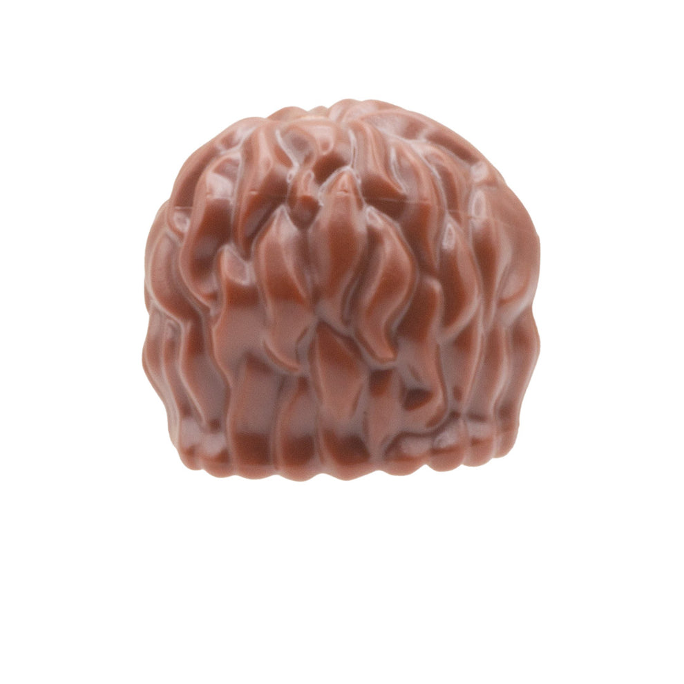 Brown Mid Length Messy Hair - LEGO Minifigure Hair – Minifigs.me