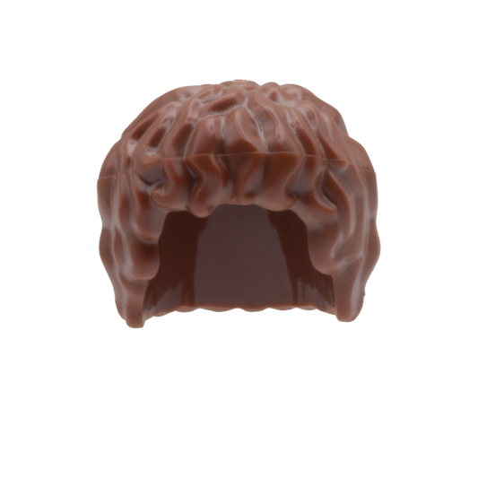Light Ginger Coiled Hair - LEGO Minifigure Hair – Minifigs.me