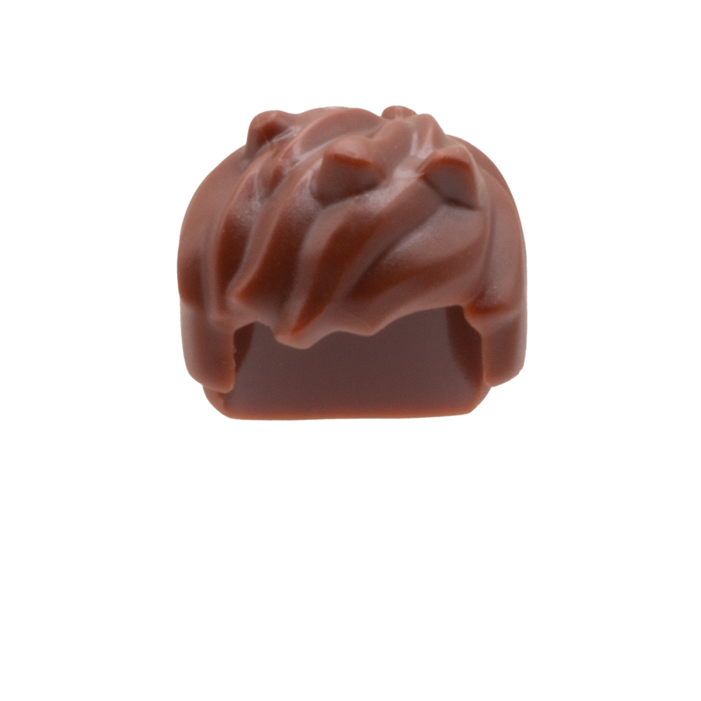Brown Tufted Spiky Hair - LEGO Minifigure Hair – Minifigs.me