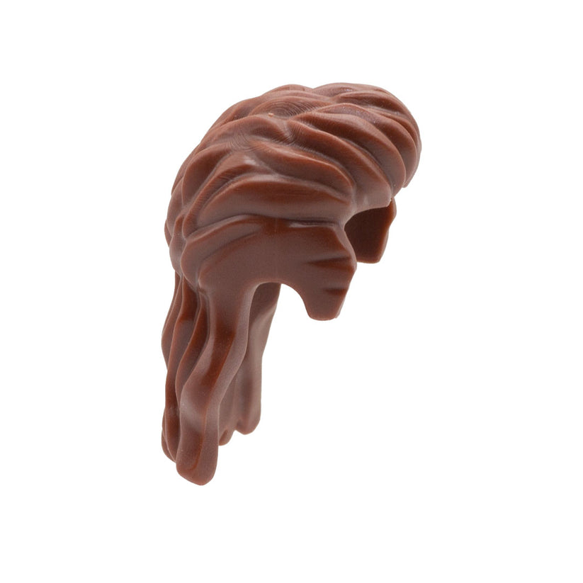 Brown Mullet - LEGO Minifigure Hair – Minifigs.me