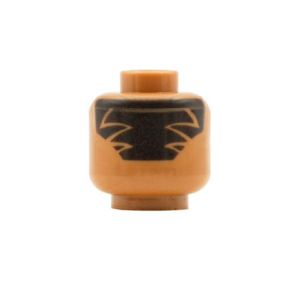 Cheeky Smile with Designer Beard - LEGO Minifigure Head - Medium Flesh ...