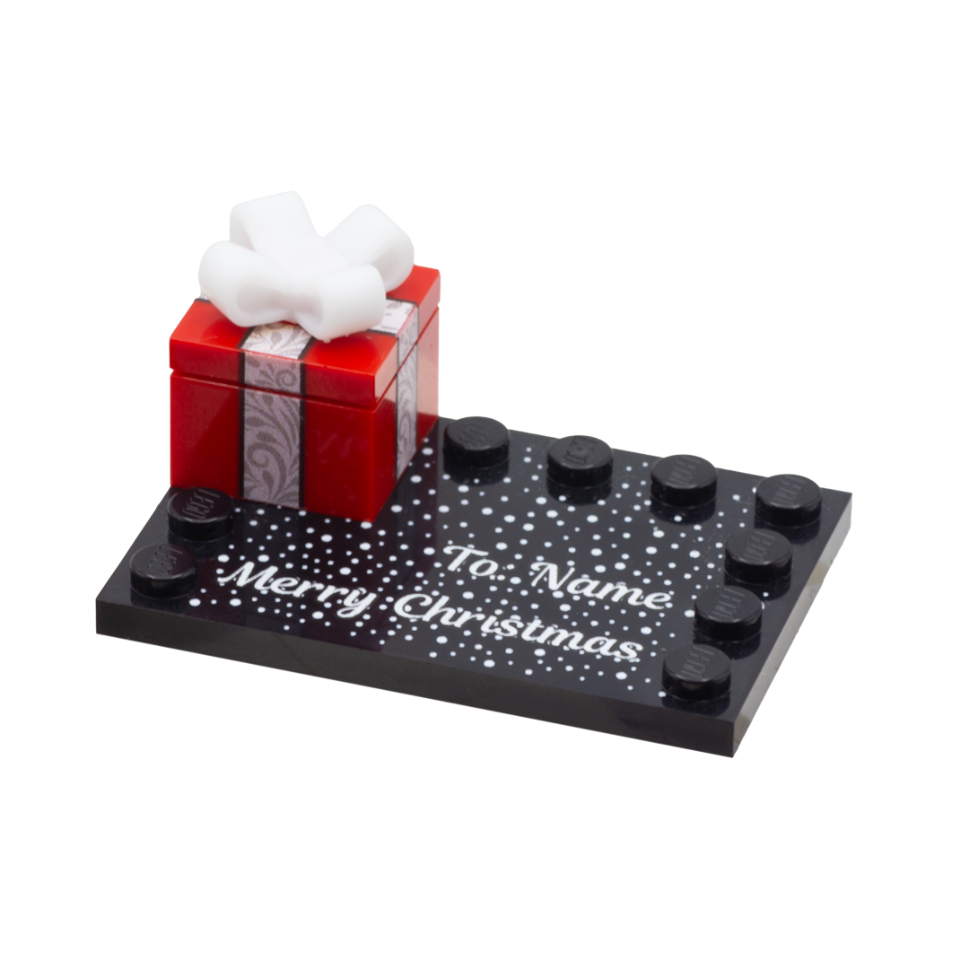 Personalised Christmas Present Baseplate - Custom Printed Baseplate ...