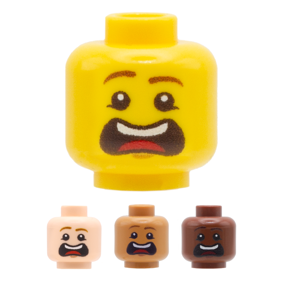 Classic Smile - Custom Printed Minifigure Head – Minifigs.me