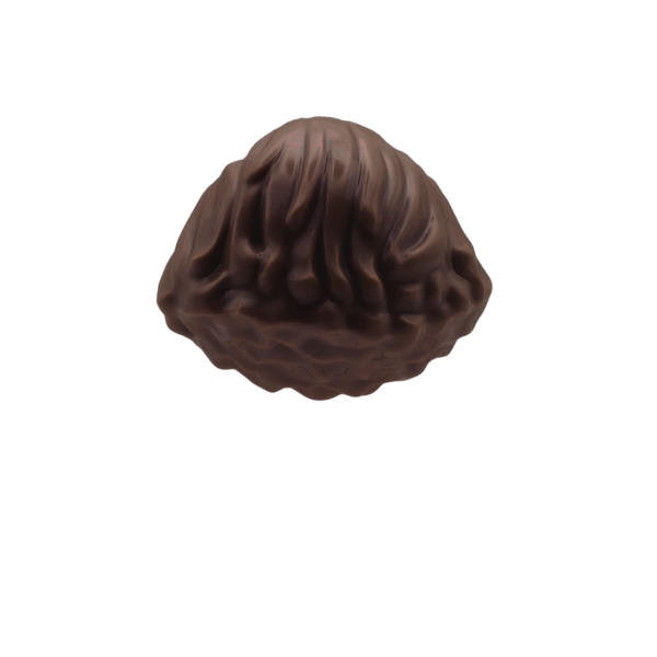 Dark Brown Messy Brushed Back Bob - LEGO Minifigure Hair – Minifigs.me