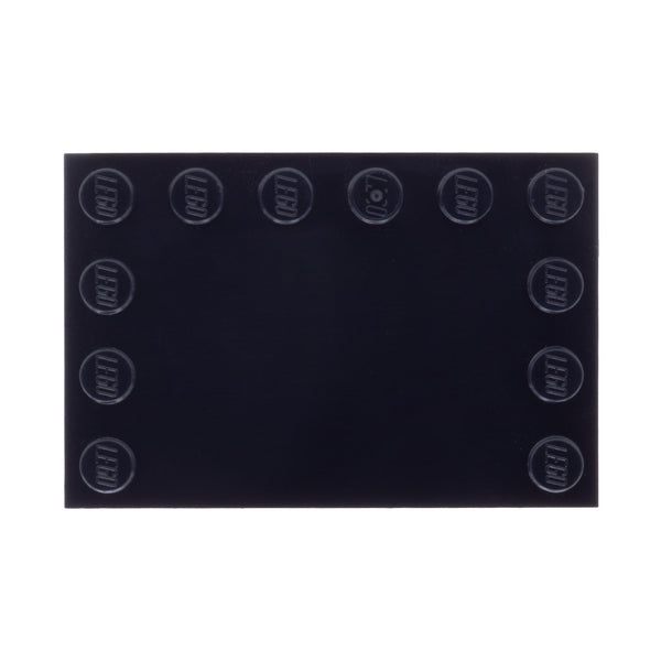 Plain Black 'Couples' Baseplate - LEGO Baseplate – Minifigs.me