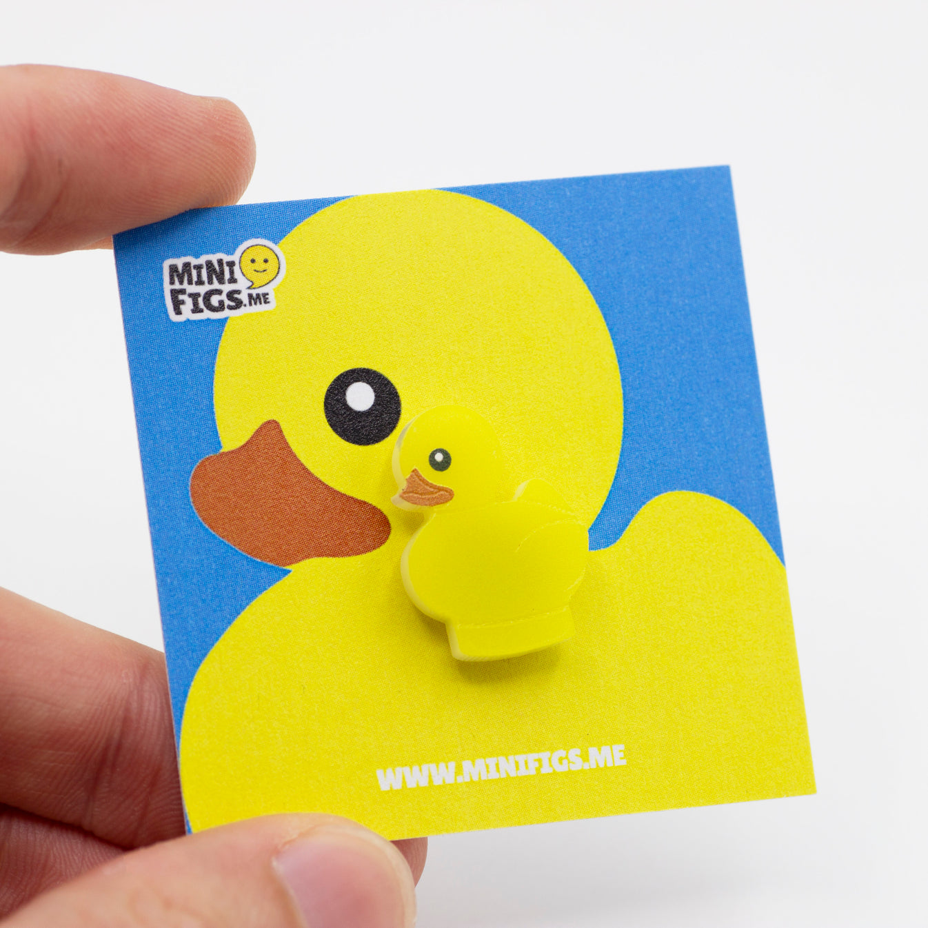 Duck Pin Badge - Laser Cut Acrylic – Minifigs.me