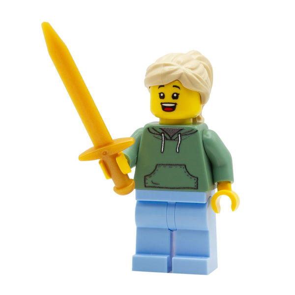 LEGO Gold Long Sword - Minifigure Accessory (Plastic Toy) – Minifigs.me