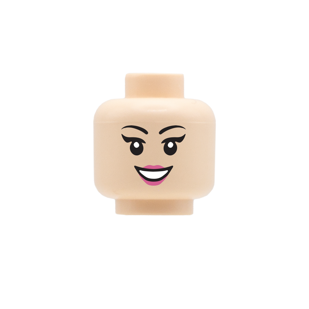 Happy Smile / Whoops - LEGO Minifigure Head – Minifigs.me