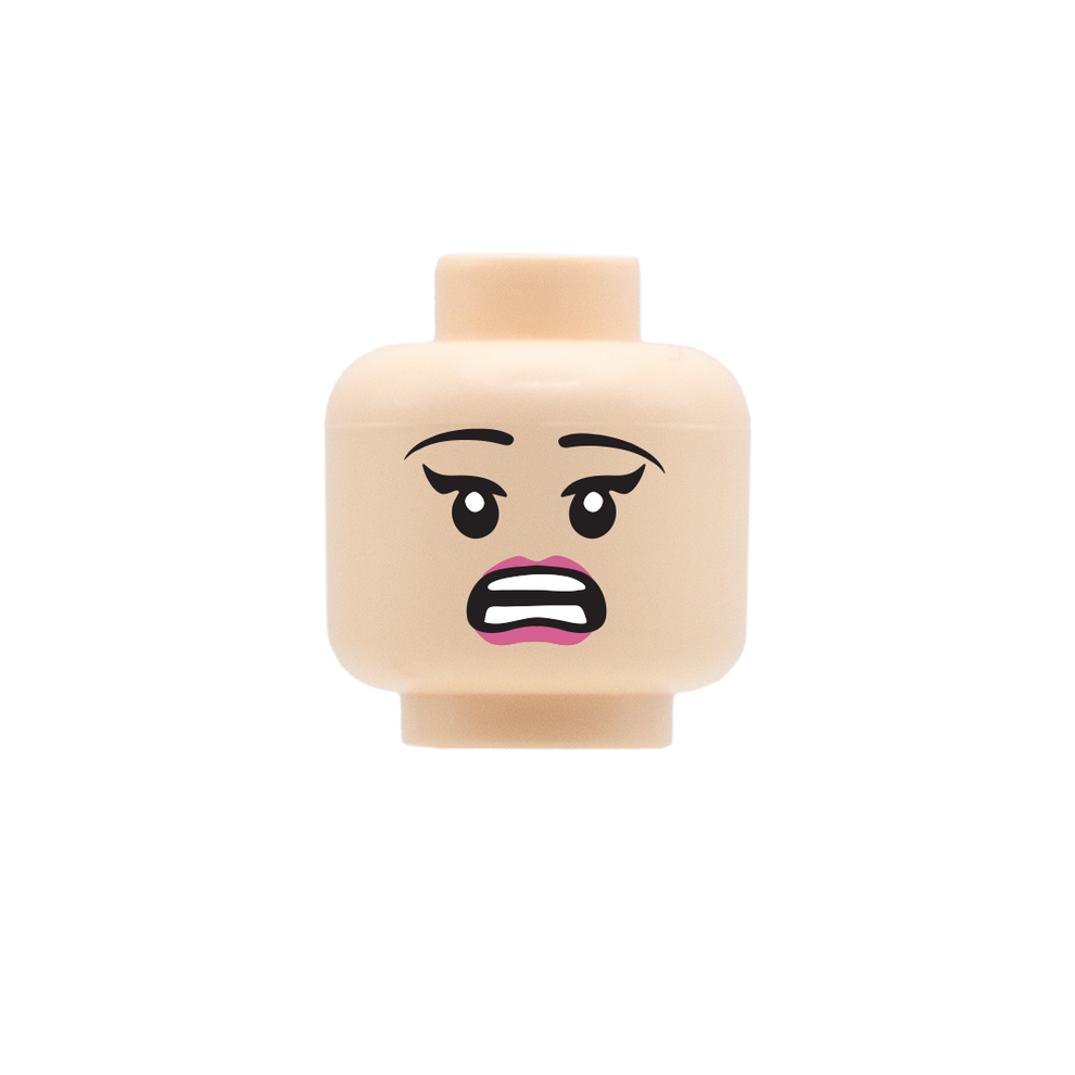 Happy Smile / Whoops - LEGO Minifigure Head – Minifigs.me
