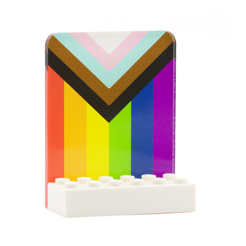 Inclusive Pride Couples Display - Laser Cut Display with LEGO Brick ...