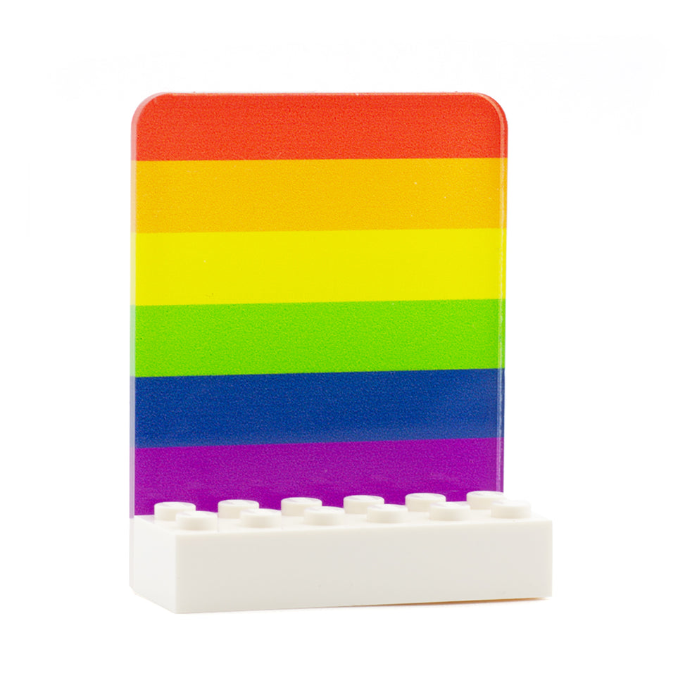 Pride Couples Display - Laser Cut Display with LEGO Brick – Minifigs.me
