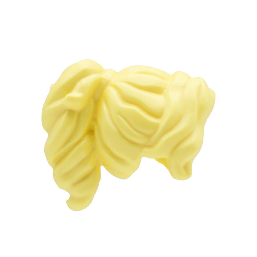 Light Blonde Thick Ponytail with Swept Fringe - LEGO Minifigure Hair ...