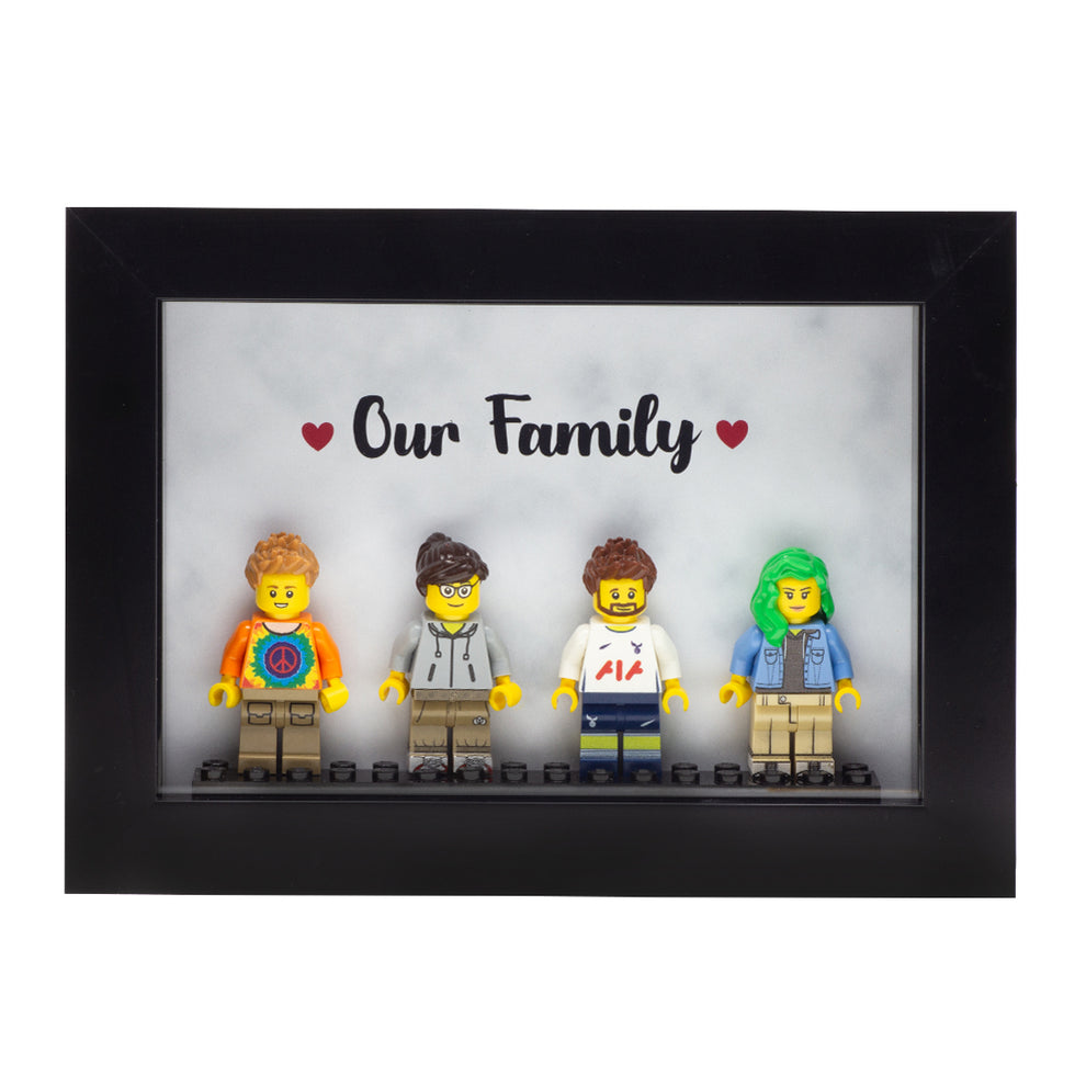Our Family Frame (Figures NOT included) - Custom Design Minifigure Dis ...