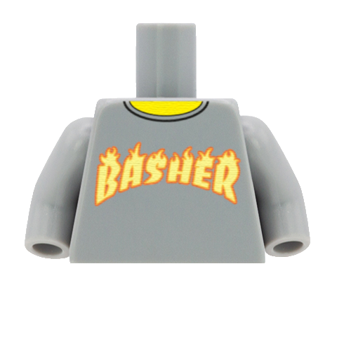 Basher Graphic T-Shirt - Custom Design Minifigure Torso – Minifigs.me