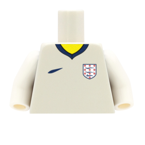 Personalised England Football Shirt - Custom Design Minifigure Torso ...