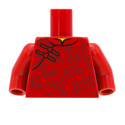 Male Chinese New Year Torso - Custom Design Minifigure Torso – Minifigs.me