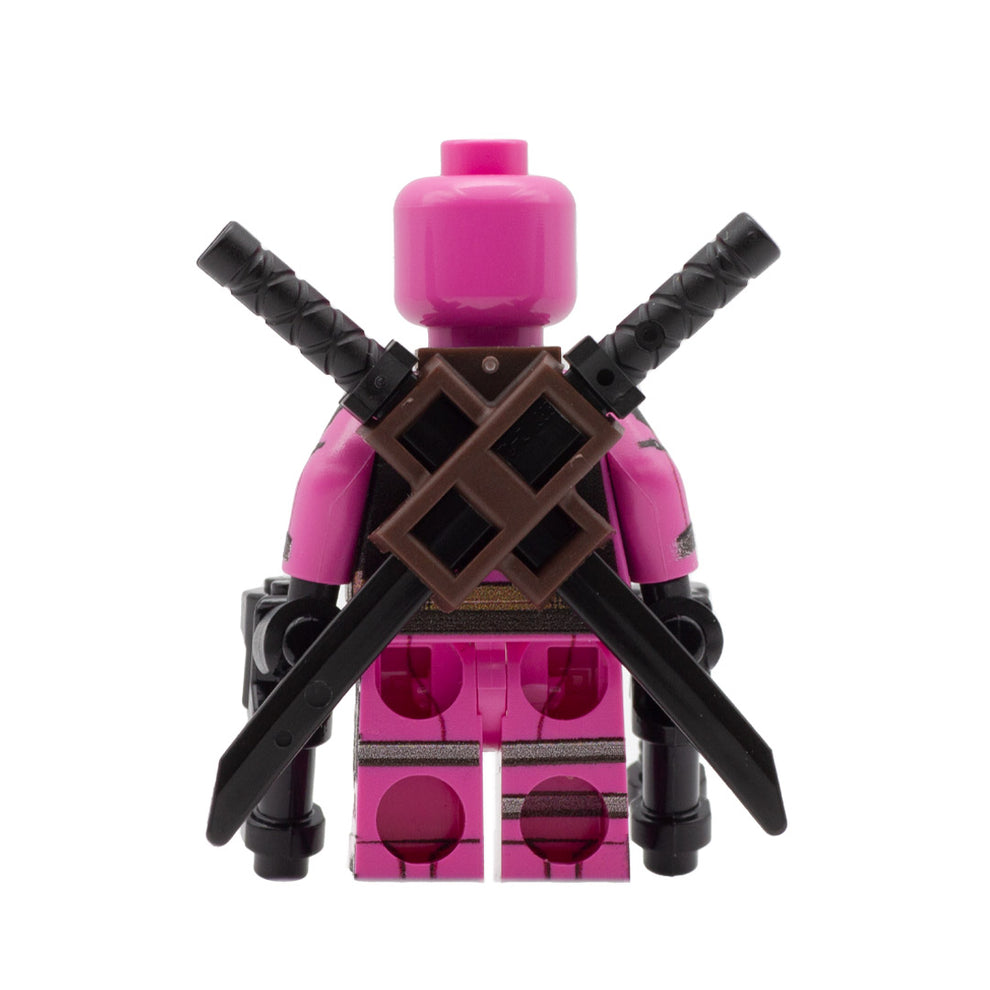 Pink Movie Merc with a Mouth - Custom Design Minifigure – Minifigs.me