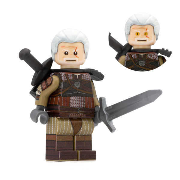 Geralt of Brickia and Ciri (video game version) - Custom Design Minifi ...