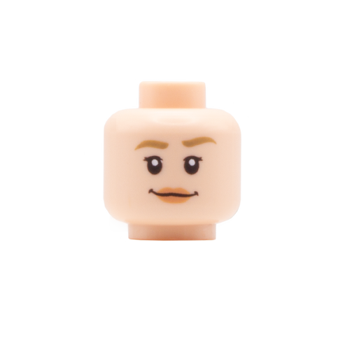 Raised Eyebrows Shocked / Knowing Smile - LEGO Minifigure Head ...