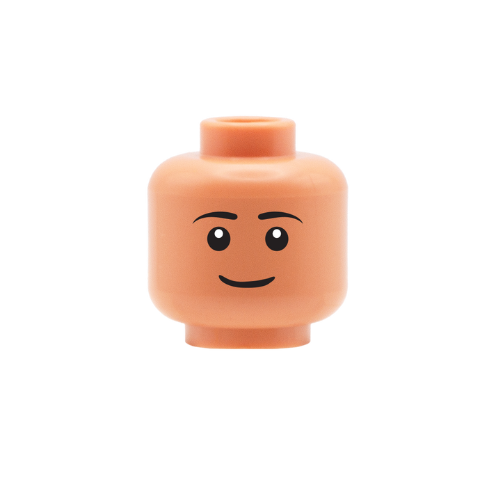 Regular Closed Smile - LEGO Minifigure Head – Minifigs.me