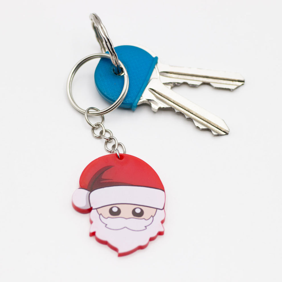 Santa Keychain - Laser Cut Acrylic – Minifigs.me