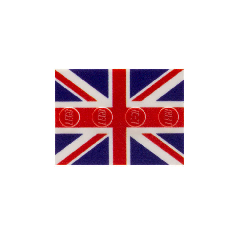 Little Union Flag Baseplate - Custom Printed Baseplate – Minifigs.me