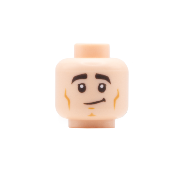 Smirk/Raised Smile Chiselled Cheekbones with Dimple - LEGO Minifigure ...