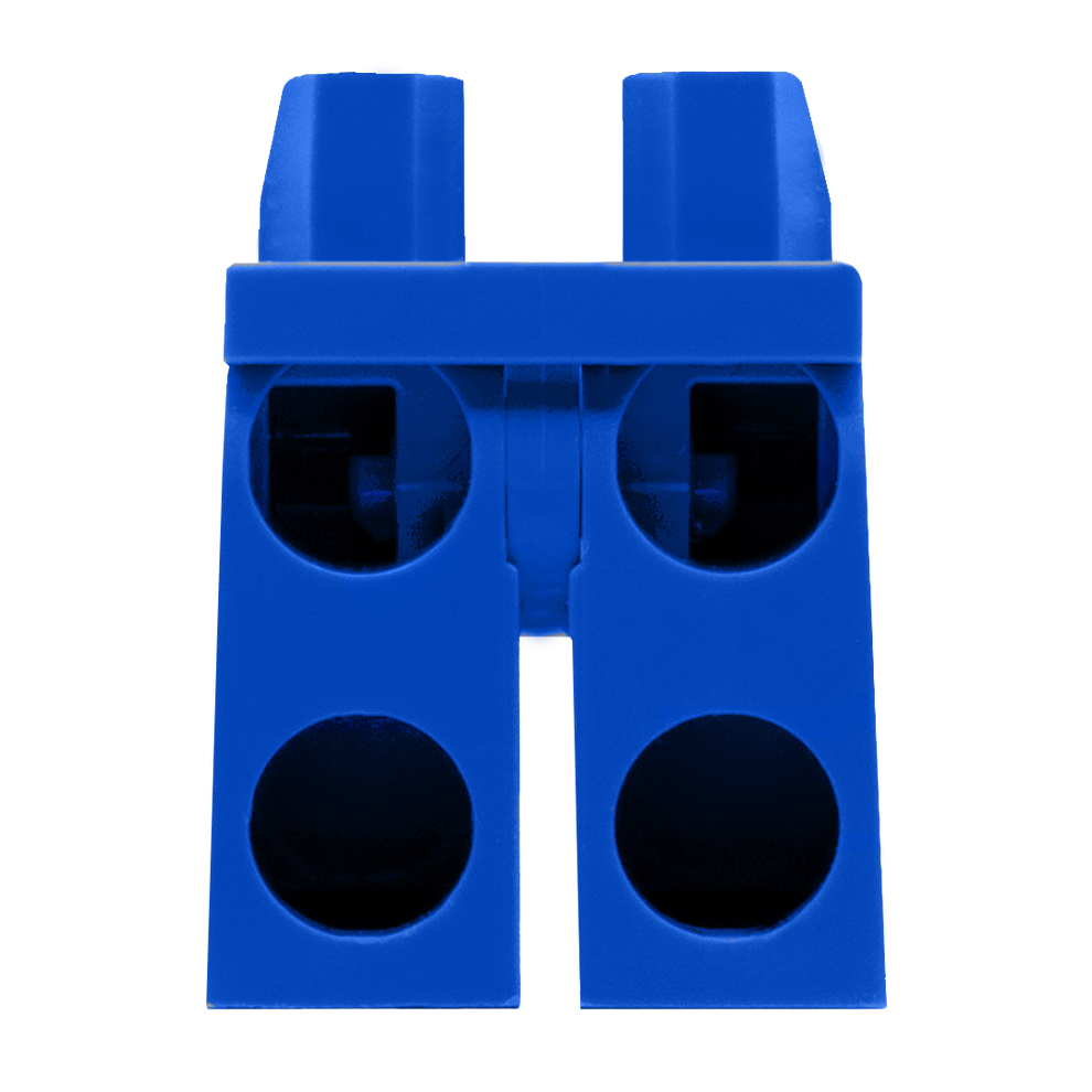 Blue LEGO Legs with Black Shoes - LEGO Minifigure Legs – Minifigs.me
