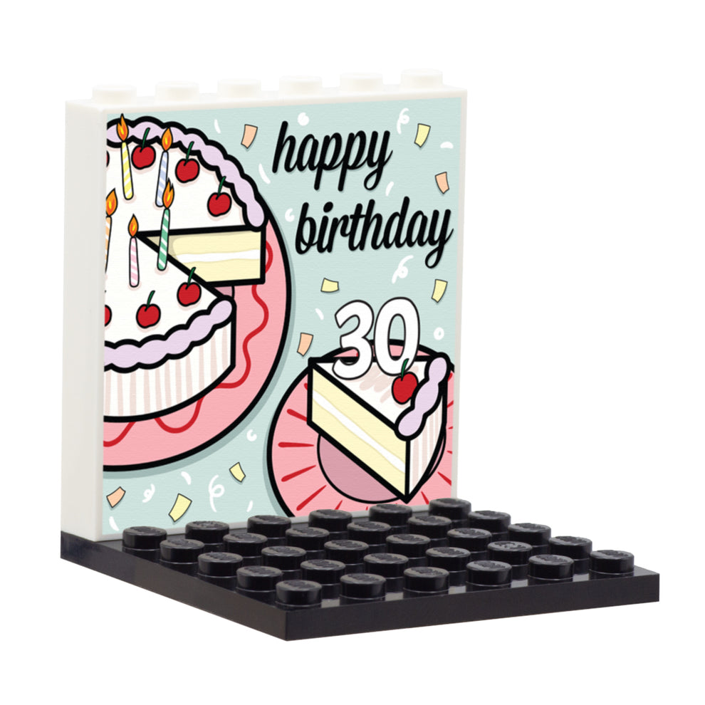 Customisable Happy Birthday Back Panel - Custom Design Display Panel a ...
