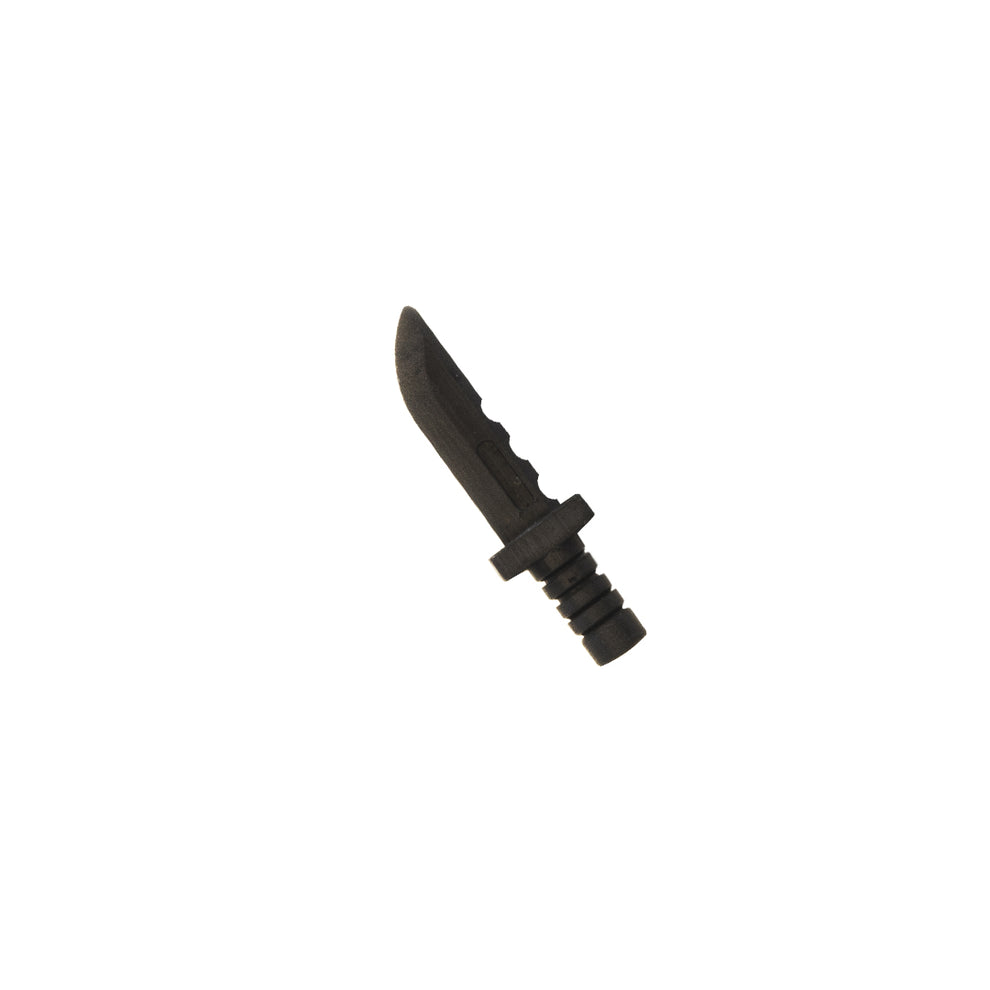 Black Serrated Knife - 3D Printed Minifigure Accessory (Plastic Toy ...