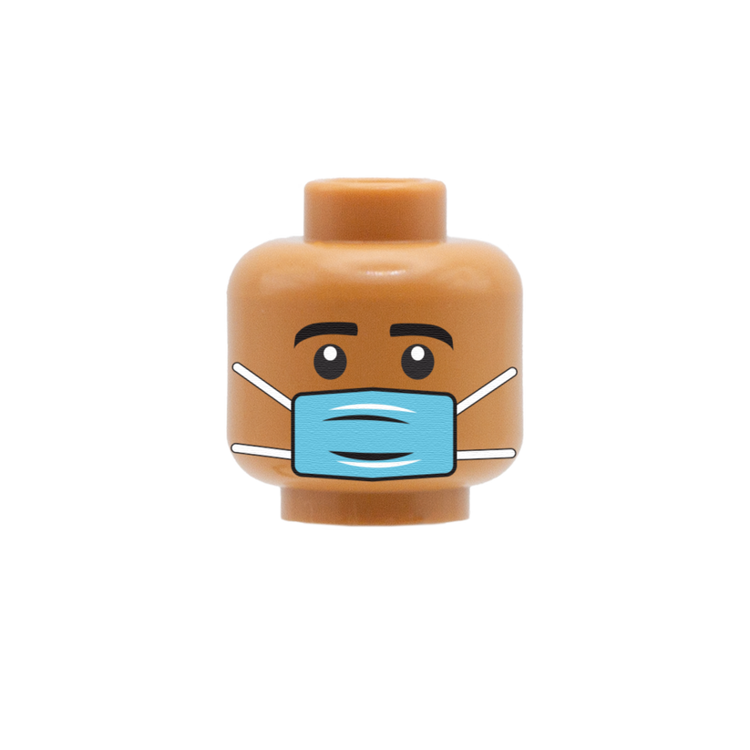 Medical Mask - Custom Minifigure Head – Minifigs.me