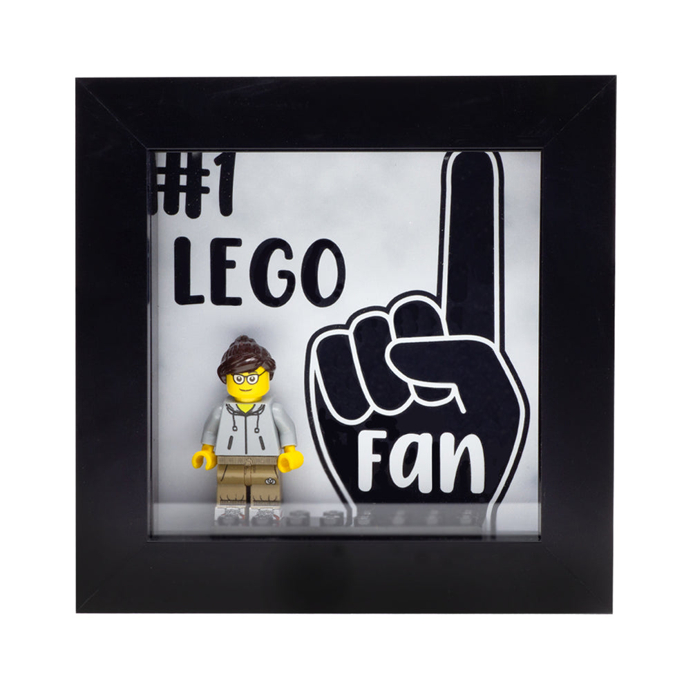 #1 Lego Fan Frame (Figures NOT included) - Custom Design Minifigure Di ...