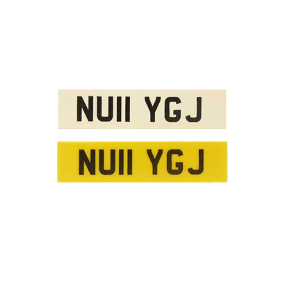 Personalised Registration / Licence Plates - Custom Design Tiles ...