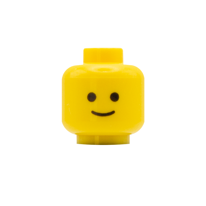 Classic Smile - Custom Printed Minifigure Head – Minifigs.me