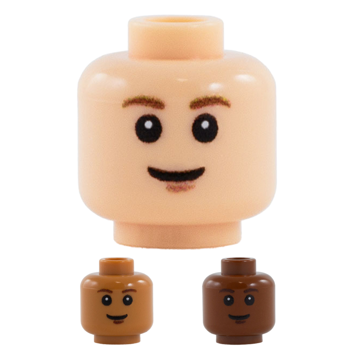 Classic Smile - Custom Printed Minifigure Head – Minifigs.me