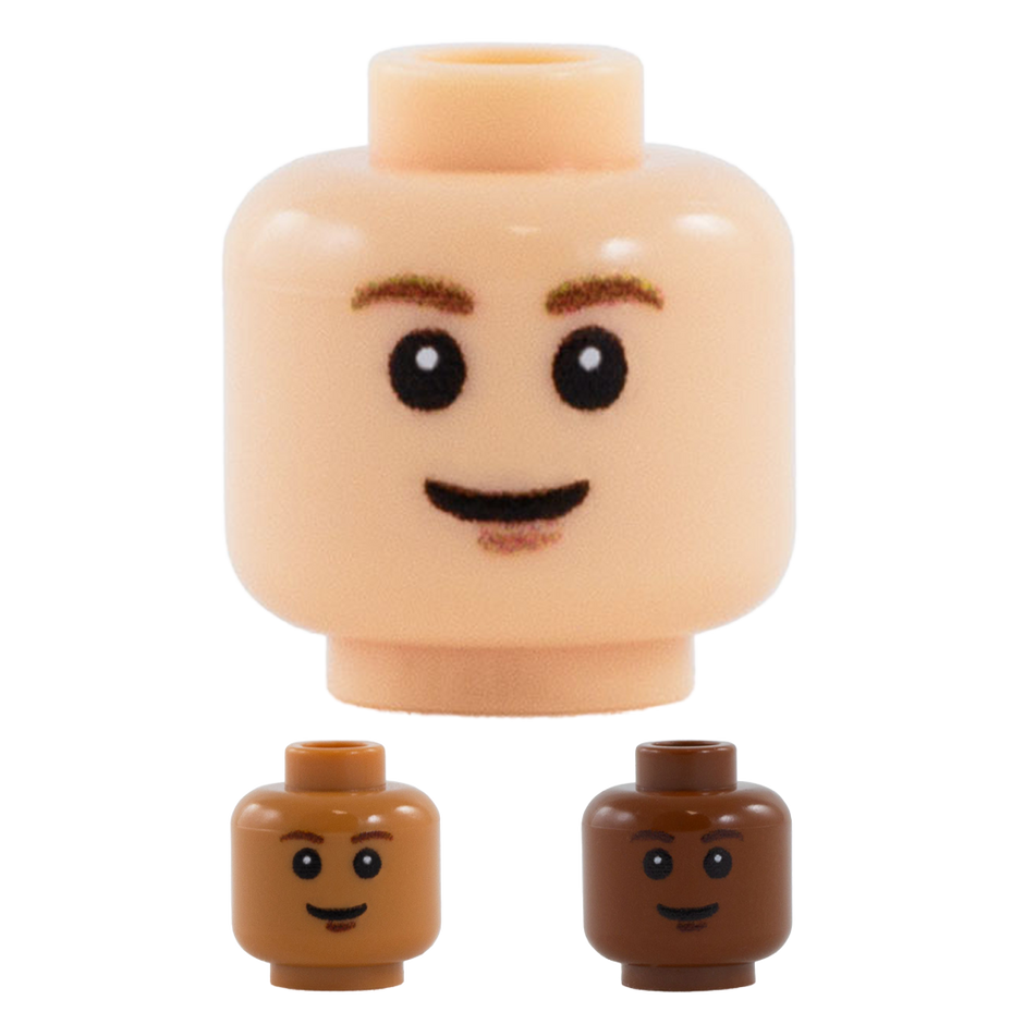 Classic Smile - Custom Printed Minifigure Head – Minifigs.me