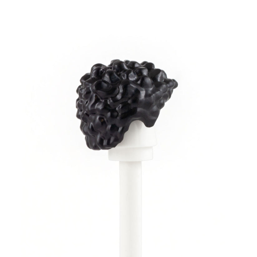 Black Short Spiky Afro - LEGO Minifigure Hair – Minifigs.me