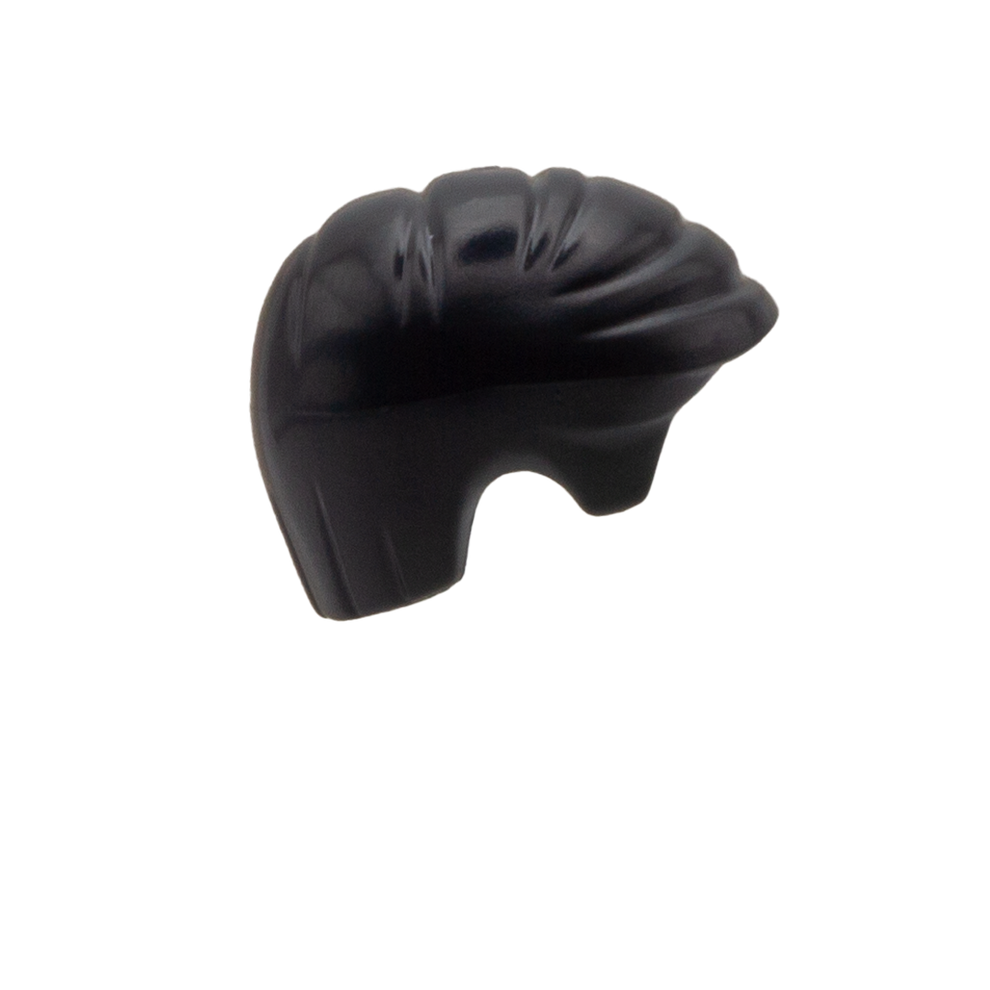 Black Short Swept Side Parted - LEGO Minifigure Hair – Minifigs.me