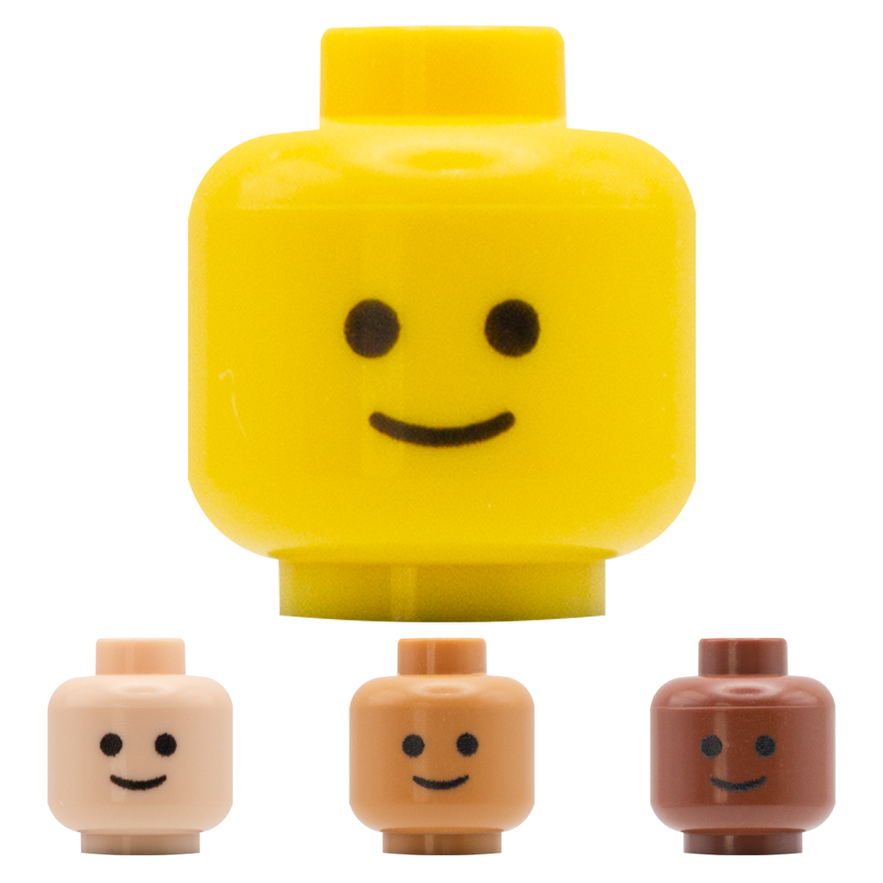 Classic Smile - Custom Printed Minifigure Head – Minifigs.me