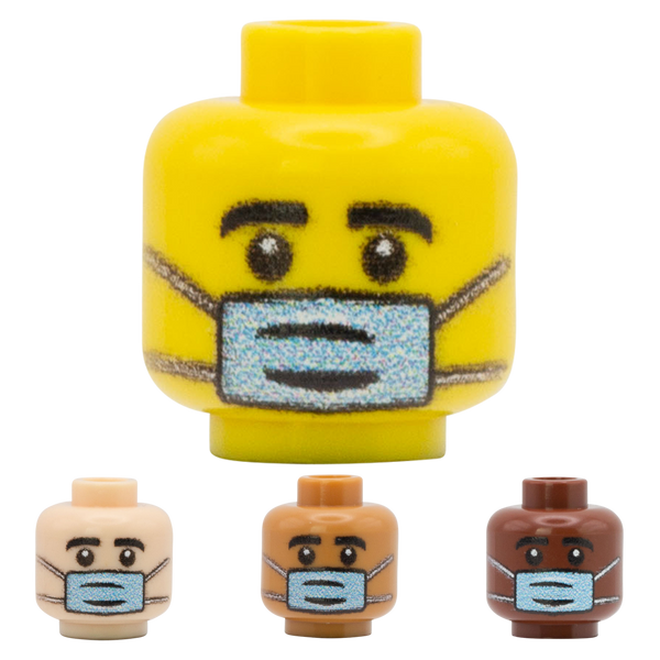 Medical Mask - Custom Minifigure Head – Minifigs.me