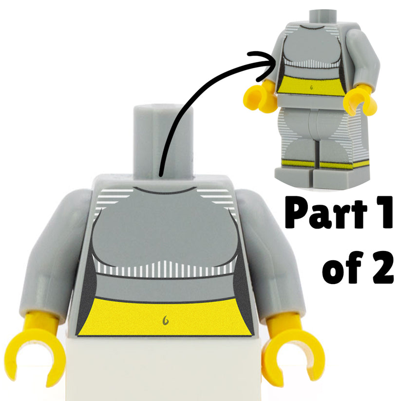 Gym Top Torso - CUSTOM DESIGN MINIFIGURE TORSO – Minifigs.me