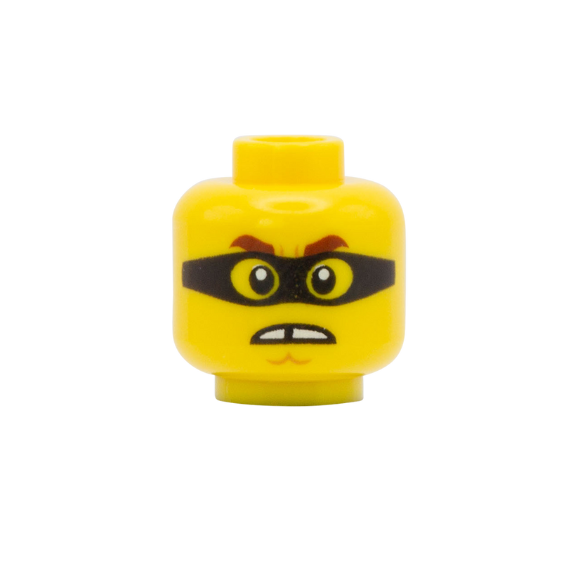 Angry Mask / Toothy Big Smile - LEGO Minifigure Head – Minifigs.me