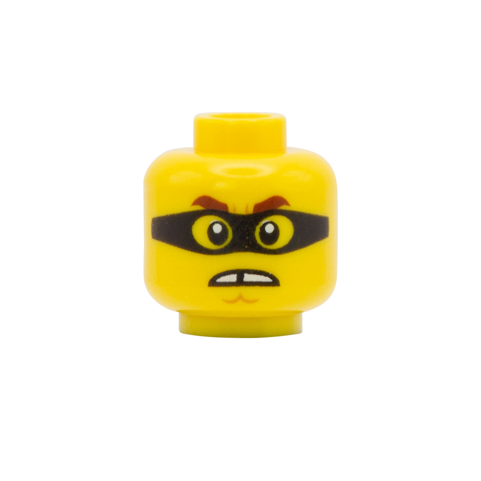 Angry Mask / Toothy Big Smile - LEGO Minifigure Head – Minifigs.me
