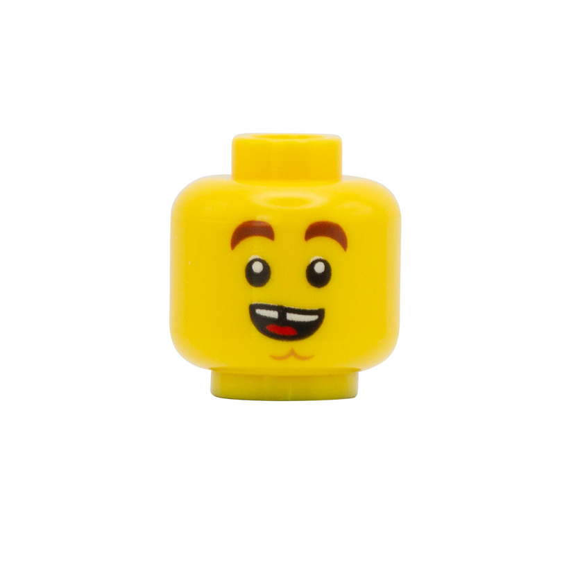 Angry Mask / Toothy Big Smile - LEGO Minifigure Head – Minifigs.me