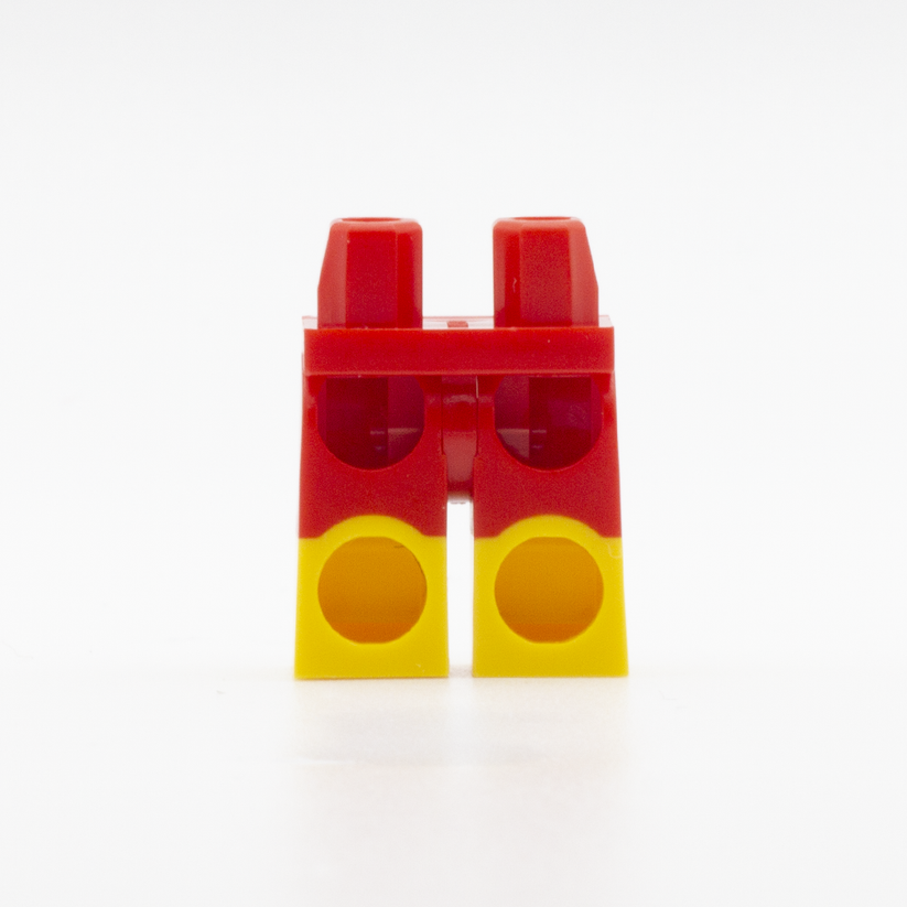 Red and Yellow LEGO Legs - LEGO Minifigure Legs – Minifigs.me