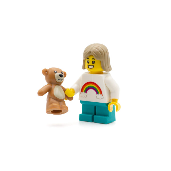 LEGO Brown Teddy Bear - Minifigure Accessory – Minifigs.me