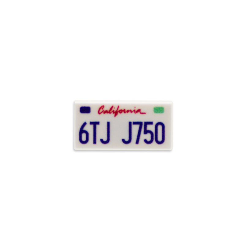 Personalised US License Plates - Custom Design Tiles – Minifigs.me