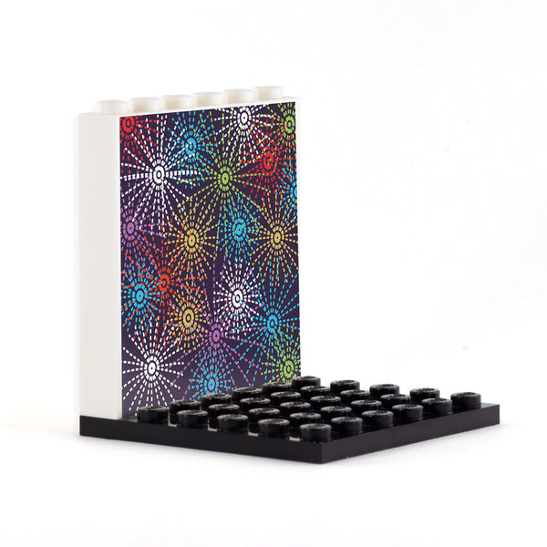 Fireworks Back Panel- Custom Design Display Panel and Stand – Minifigs.me